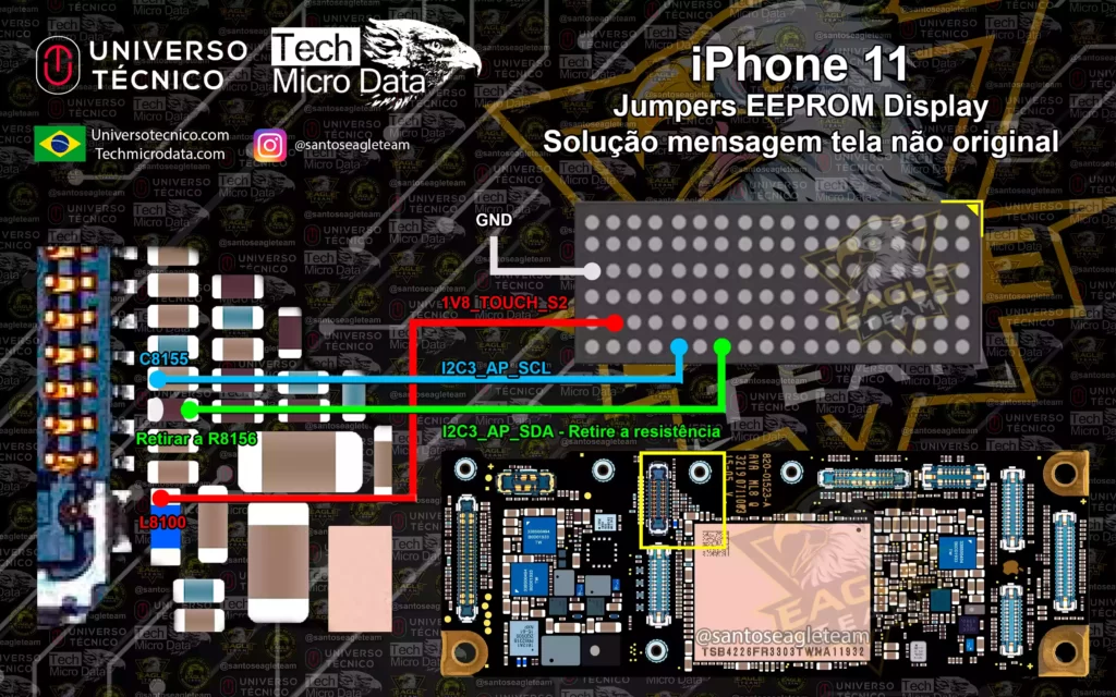 Jumpers EEPROM Display iPhone 11 – Tech Micro Data
